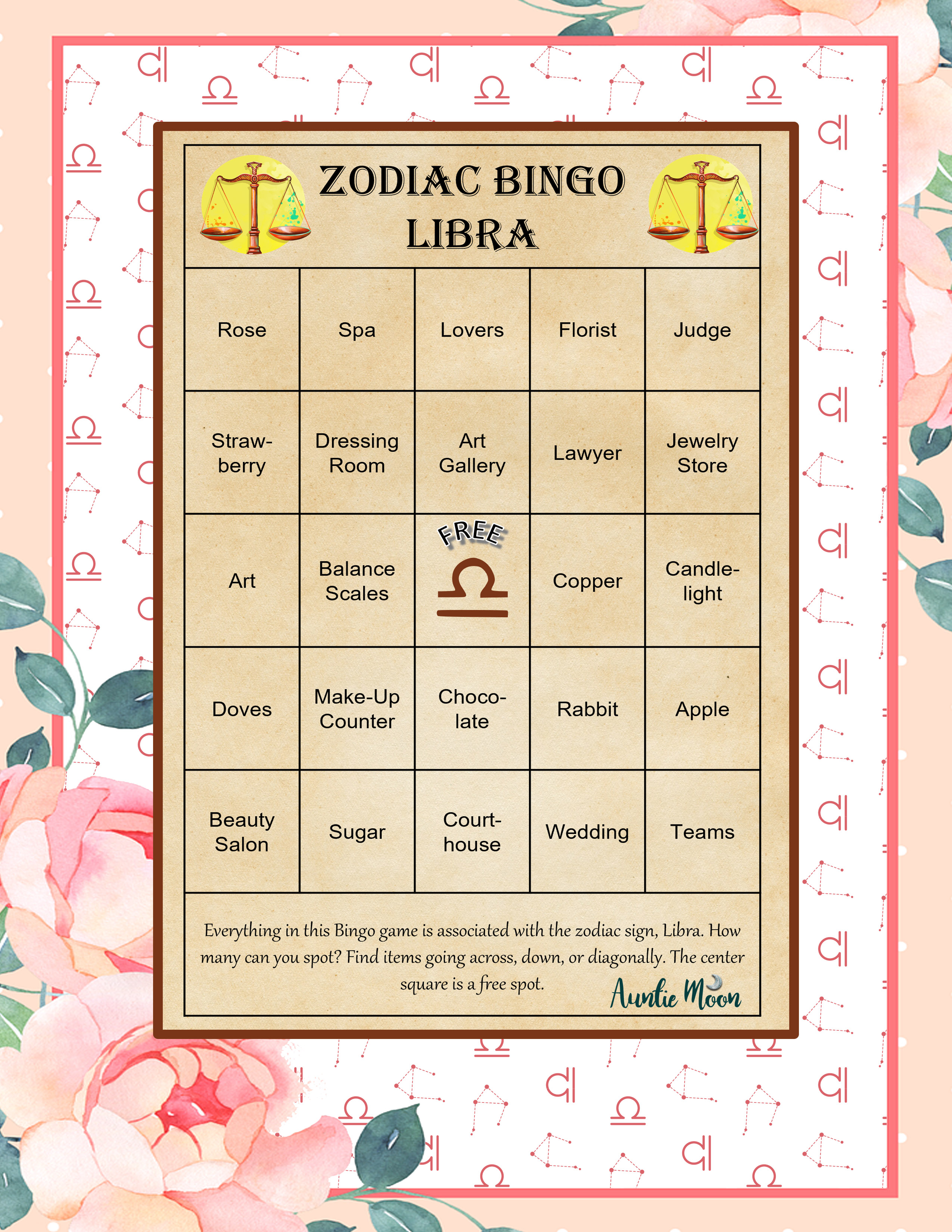 Puzzles for Libra – Auntie Moon
